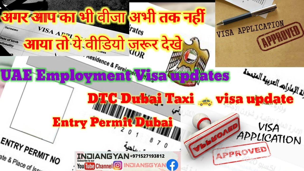 UAE Dubai, employment Visa, status, Entry Permit,#uaevisaupdate # ...