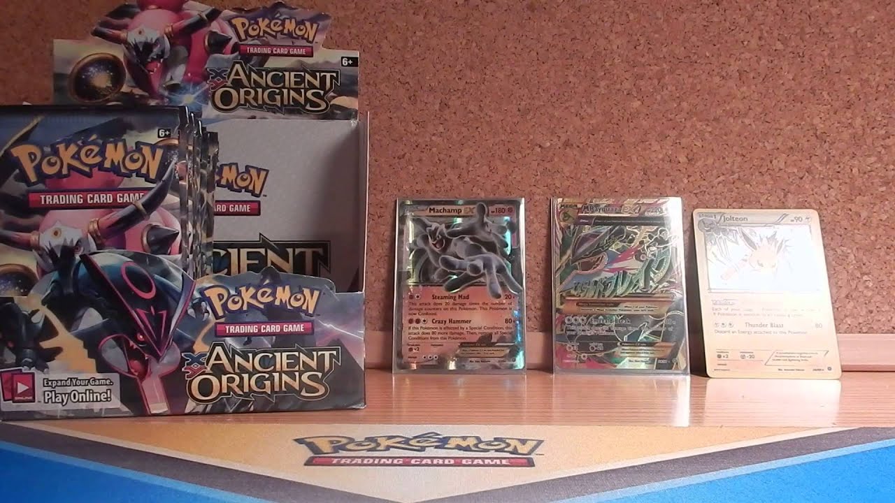 Opening a Pokemon Ancient Origins Booster Box!!! Part 1 - YouTube