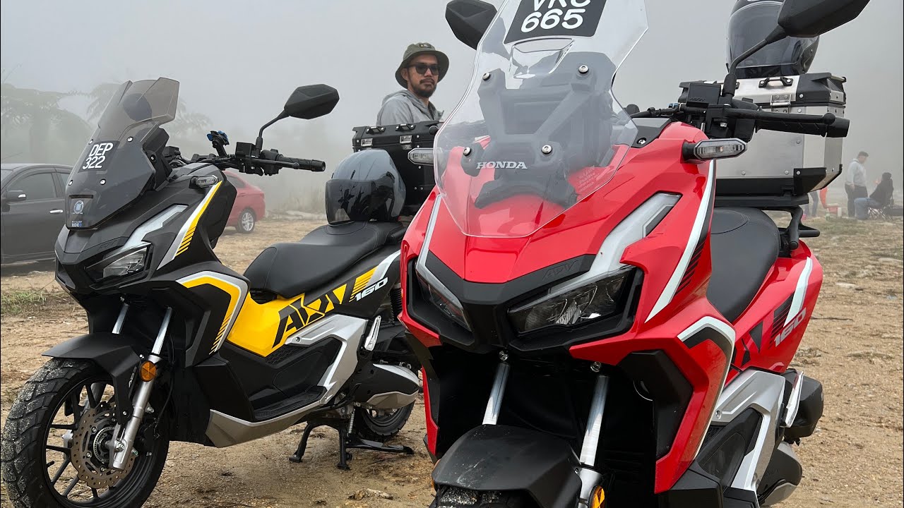 Honda ADV 160 test ride Genting. #hondaadv160 #hondaadv150 - YouTube