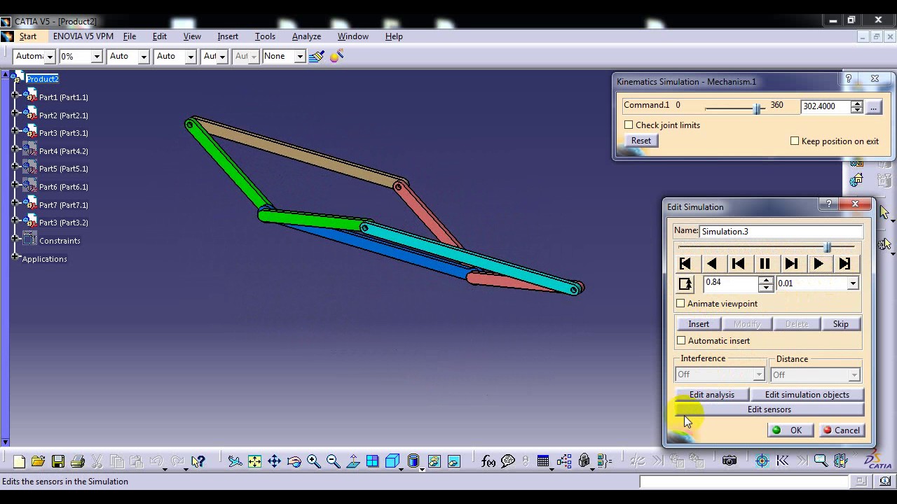 Double Parallelogram mechanism - YouTube