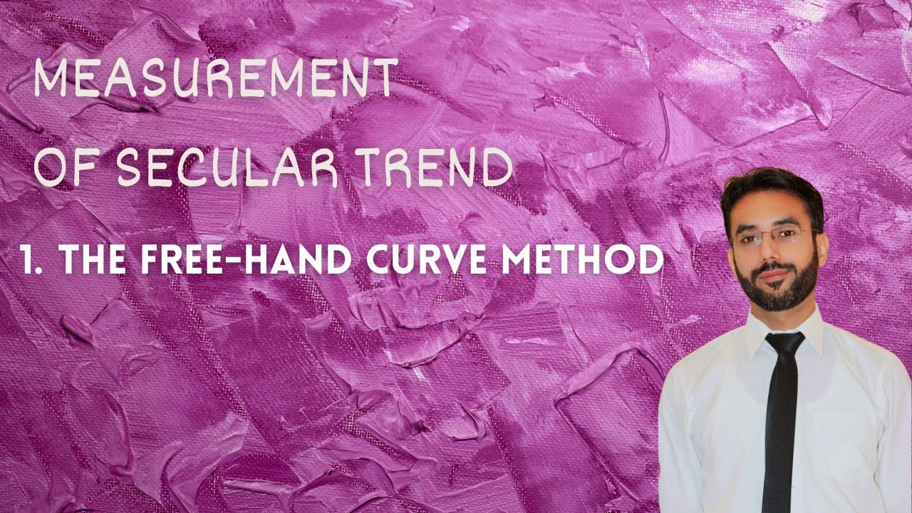 Measurement of Secular Trend | The Free-Hand Curve Method | Statistics ...