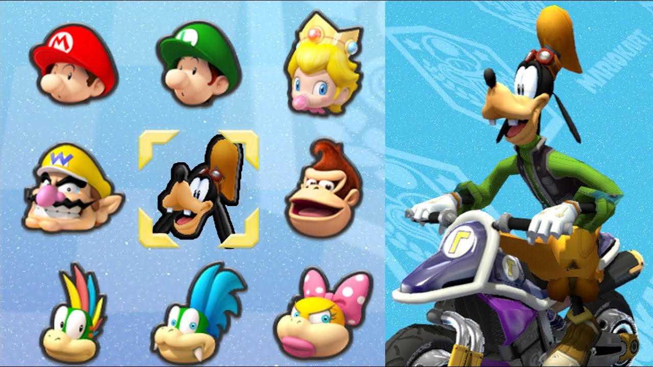 Goofy in Mario Kart 8 Deluxe! (Boomerang Cup) - YouTube