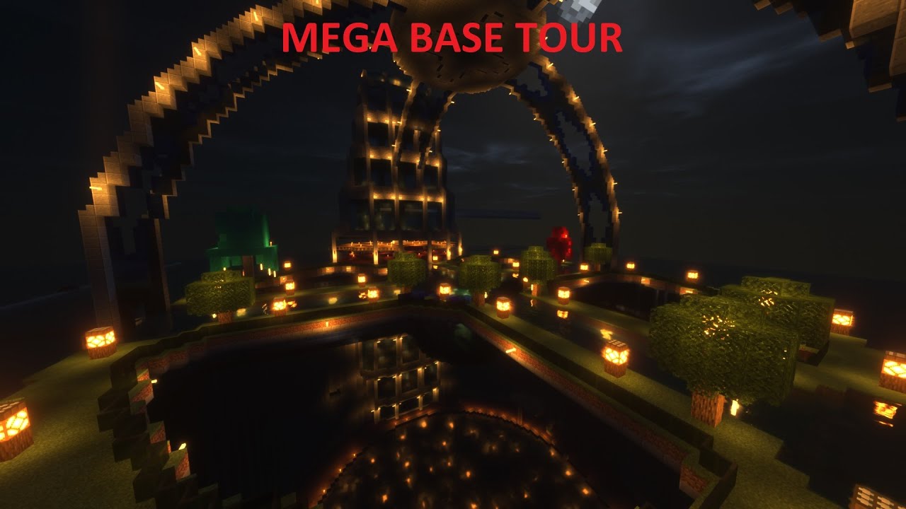 My Minecraft Mega Base Tour! - YouTube