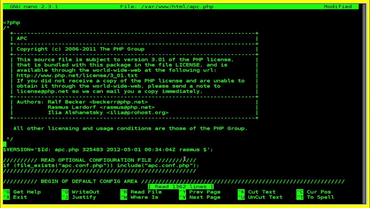 How To Install and Enable Alternative PHP Cache (APC) on CentOS 7 - YouTube