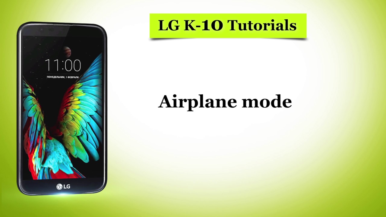 How To Use on OR off Airplane Mode On LG smart phones user guide ...