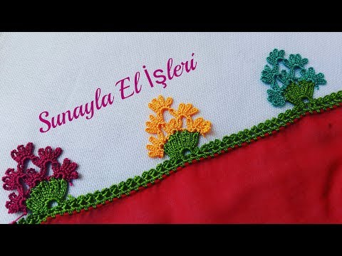 514 YENİ Bir salkım üzüm sadece zincirle yapılan çok güzel bir tığ oyası
