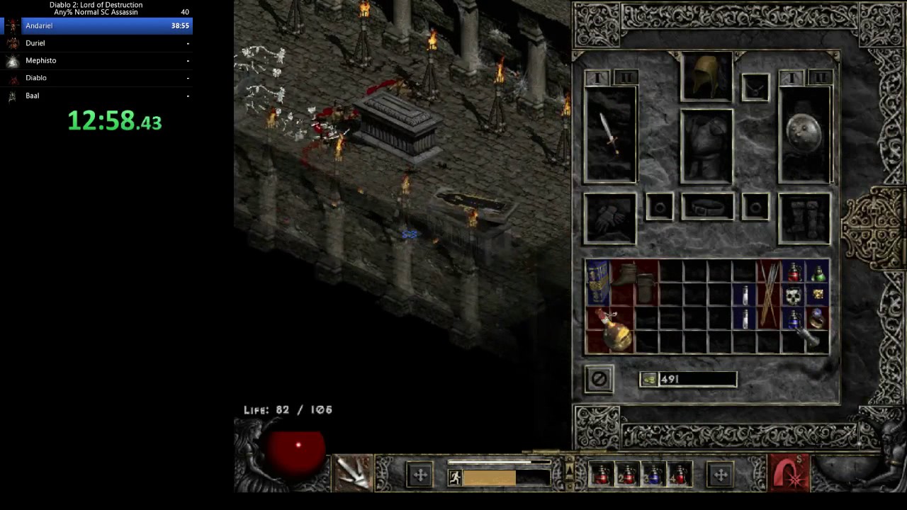 First PB With Assassin, Diablo II Speed Run Any% Normal - YouTube