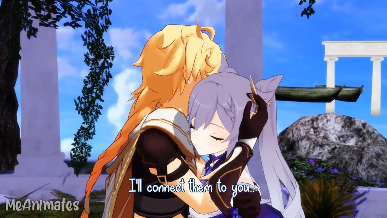 Aether sings to Keqing || Genshin Impact Animation MMD - YouTube