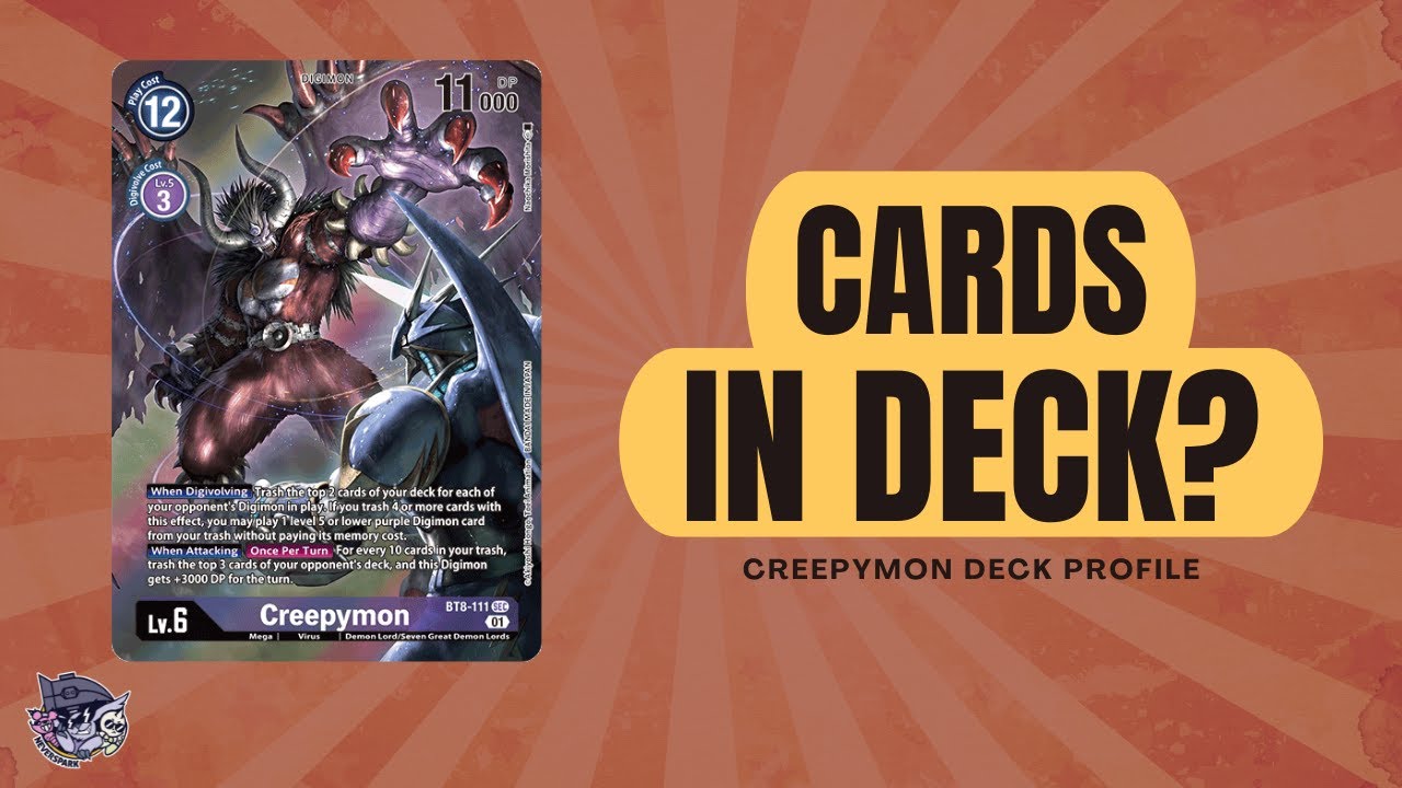 You Got Cards In Your Deck? Creepymon BT8 Deck Profile - Digimon TCG ...