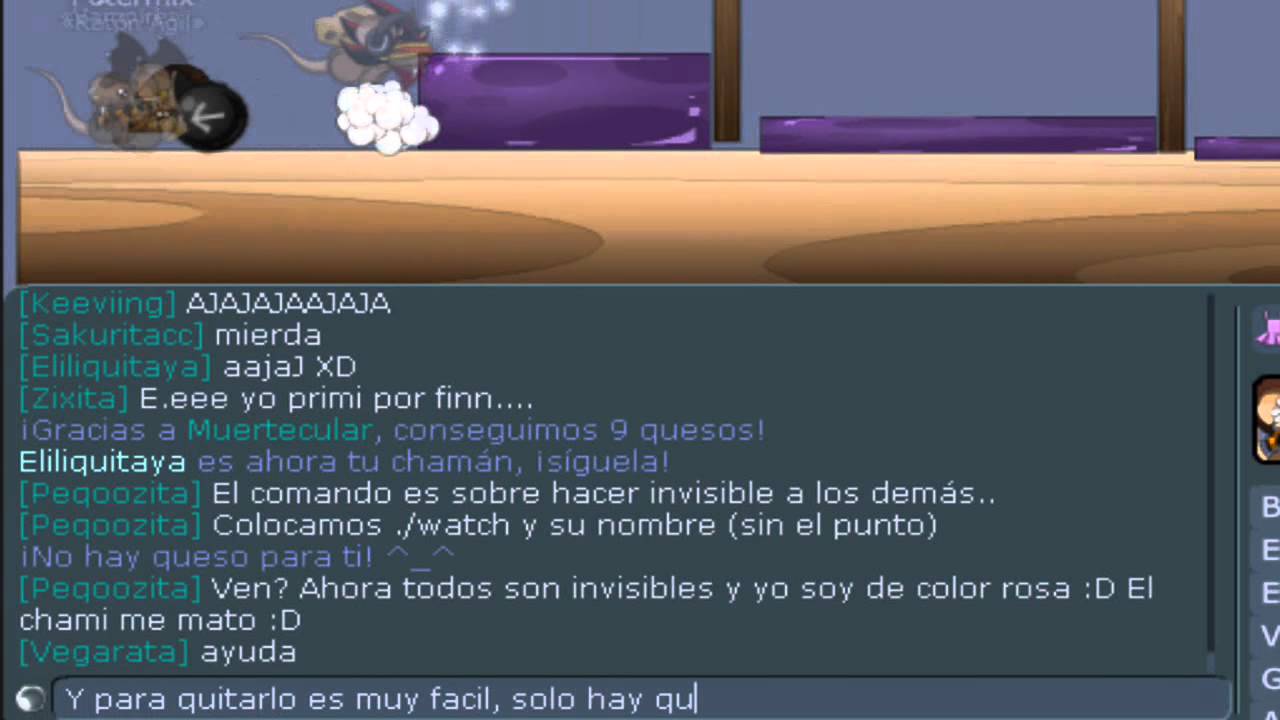 Transformice- Comando/Truco para concentrarse en el juego. - YouTube