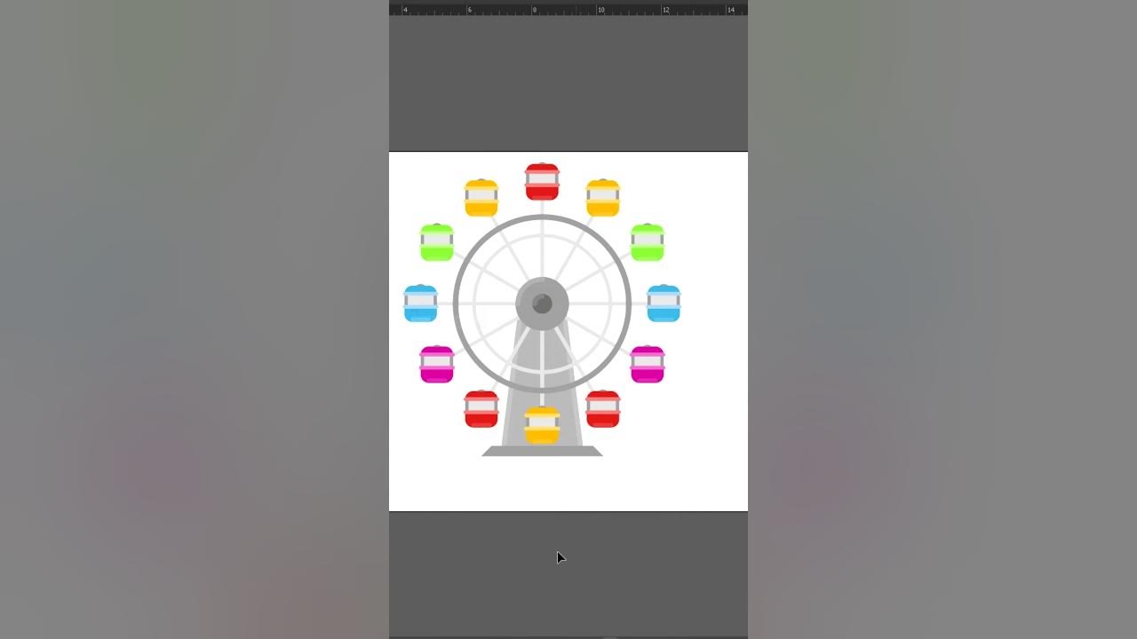 Ferris Wheel Animation | After Effects Tutorial | Animation | #shorts #aftereffects - YouTube