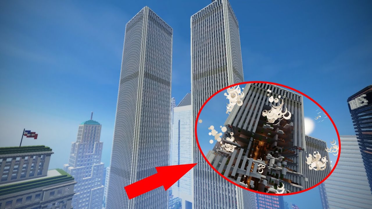 8.000 TNT V/S Twin Towers MINECRAFT RTX - YouTube