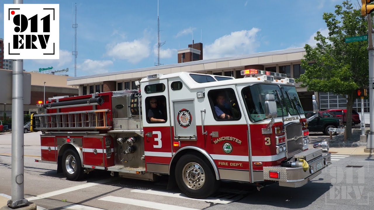 Manchester Fire Truck Responding | Engine 3 - YouTube