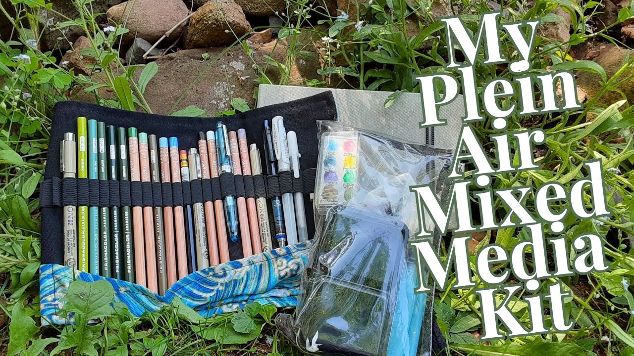 My Essential Mixed Media Plein Air Art Supplies! - YouTube