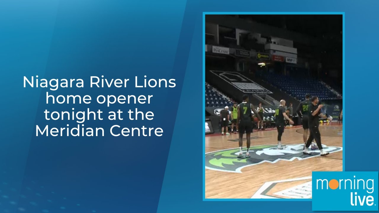 Niagara River Lions home opener tonight at the Meridian Centre - YouTube