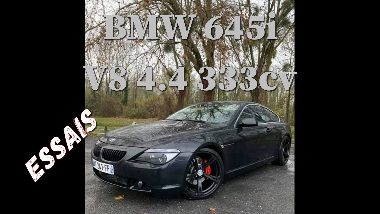 ESSAIS BMW serie 6 coupé 645i ou 645 ci E63 si vous préfèrez ;) version ...