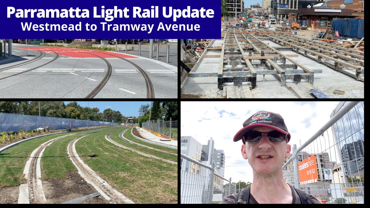 Parramatta Light Rail Update Part 1 | Westmead Station to Tramway ...