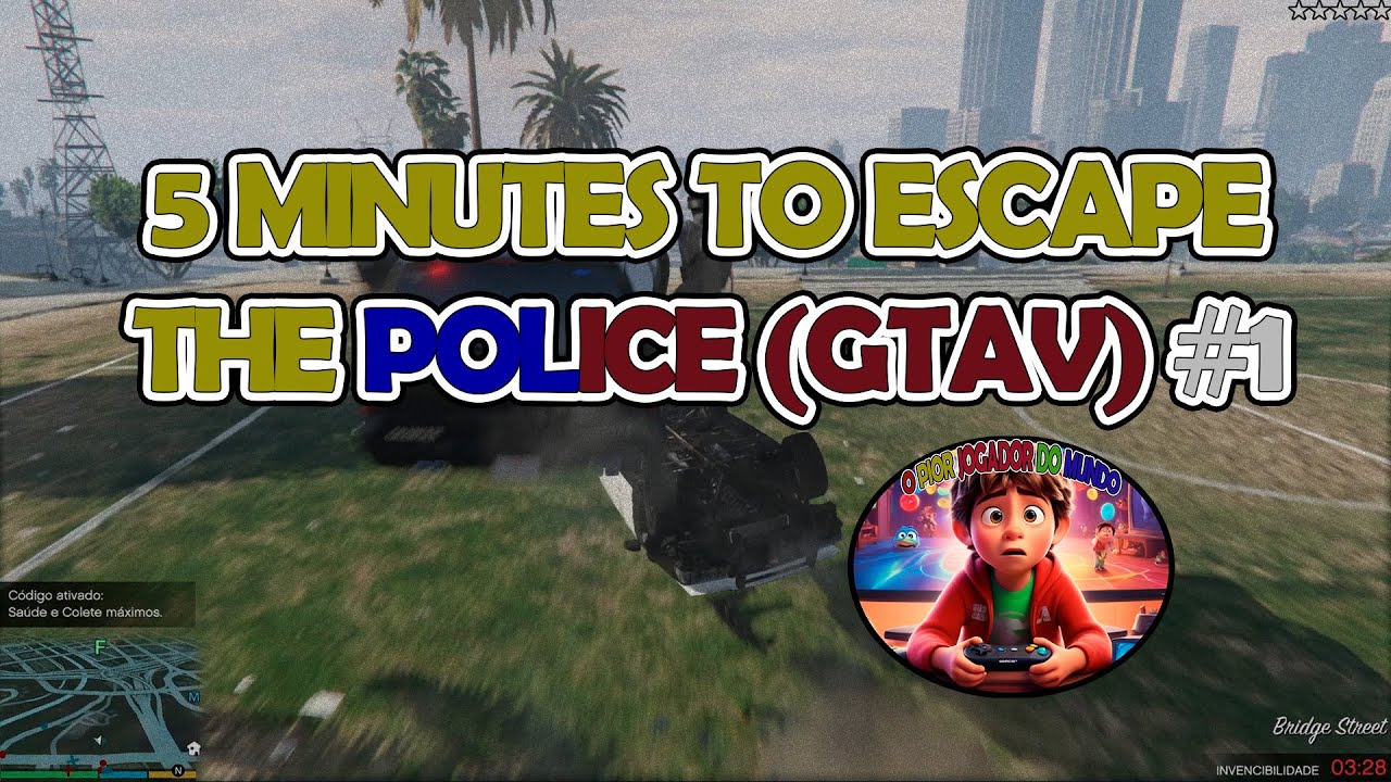 5 Minutes to Escape The Police (GTA V) #1 - YouTube