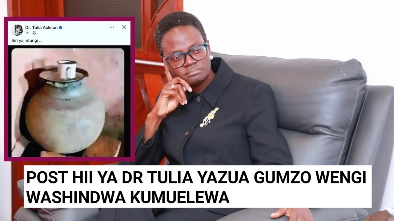 UJUMBE WA TULIA WAZUA GUMZO MTANDAONI/ WADAU WATOA MAONI HAYA. - YouTube