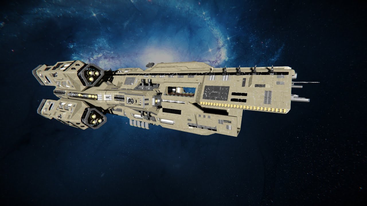 Megathon Crucible - Carrier Clas Hub - Space Engineers Ship Review ...