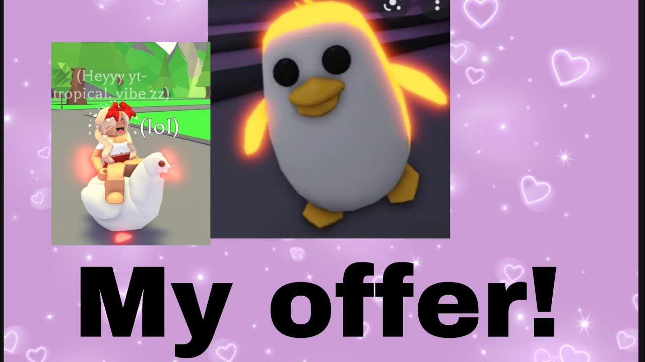 MY *INSANEEE OFFER* FOR A MEGA NEON GOLDEN PENGUIN 🐧 😨WILL ANYONE DO MY ...