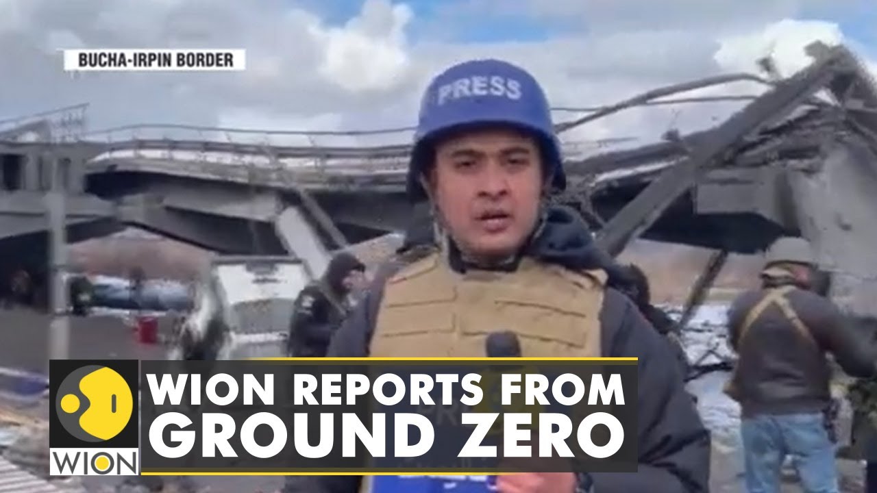 Ukraine destroys bridge of Bucha, residents evacuate by foot along ...