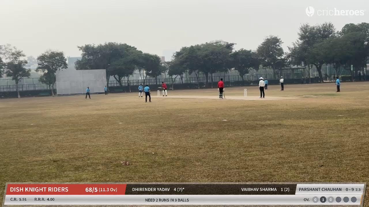Live Cricket Match | Dish Elite Eagle vs Dish Knight Riders | 11-Jan-25 ...