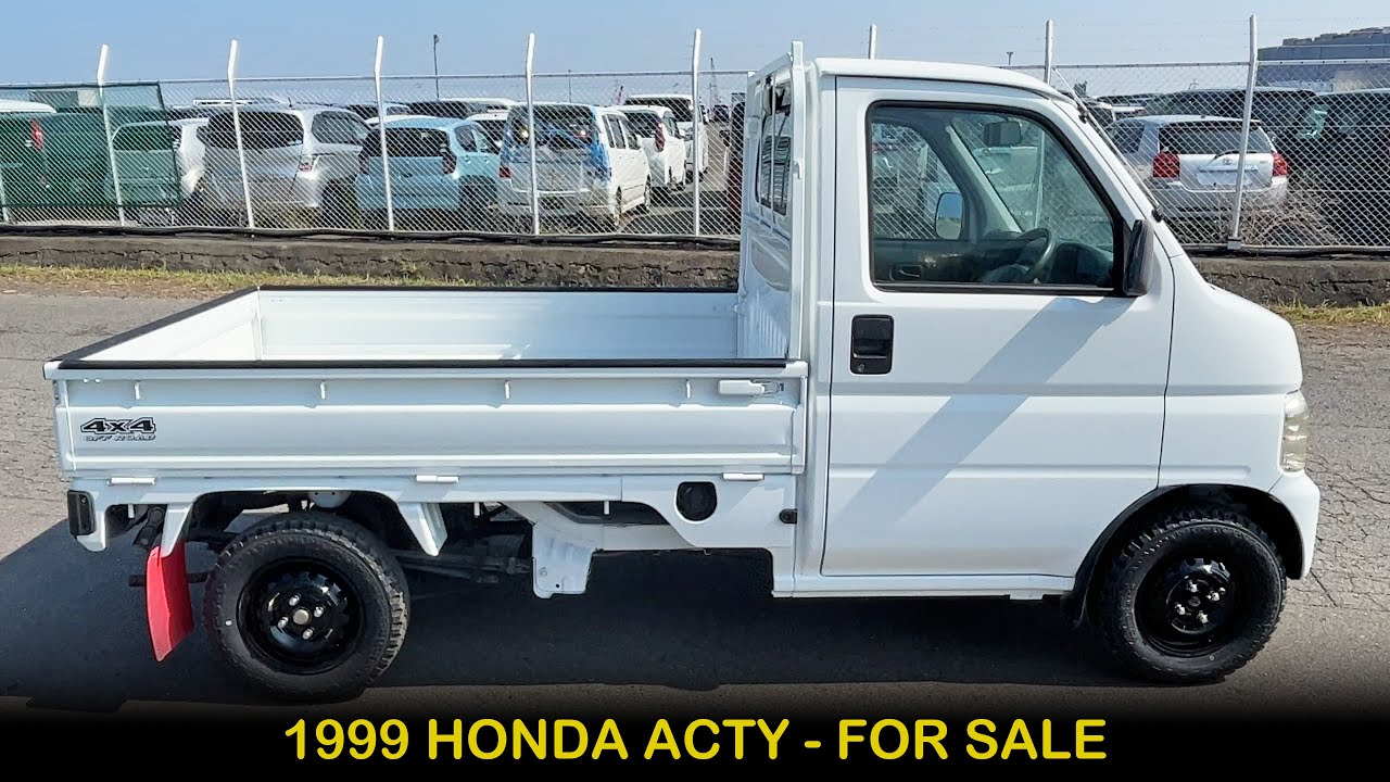 (SOLD OUT) HONDA ACTY - 1999 Model, 4WD, New Wheels & Tires - YouTube