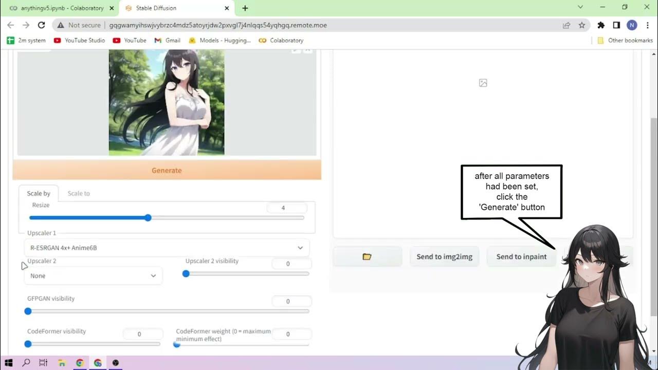 How to Upscale an Image in Stable Diffusion AUTOMATIC1111 web ui - YouTube