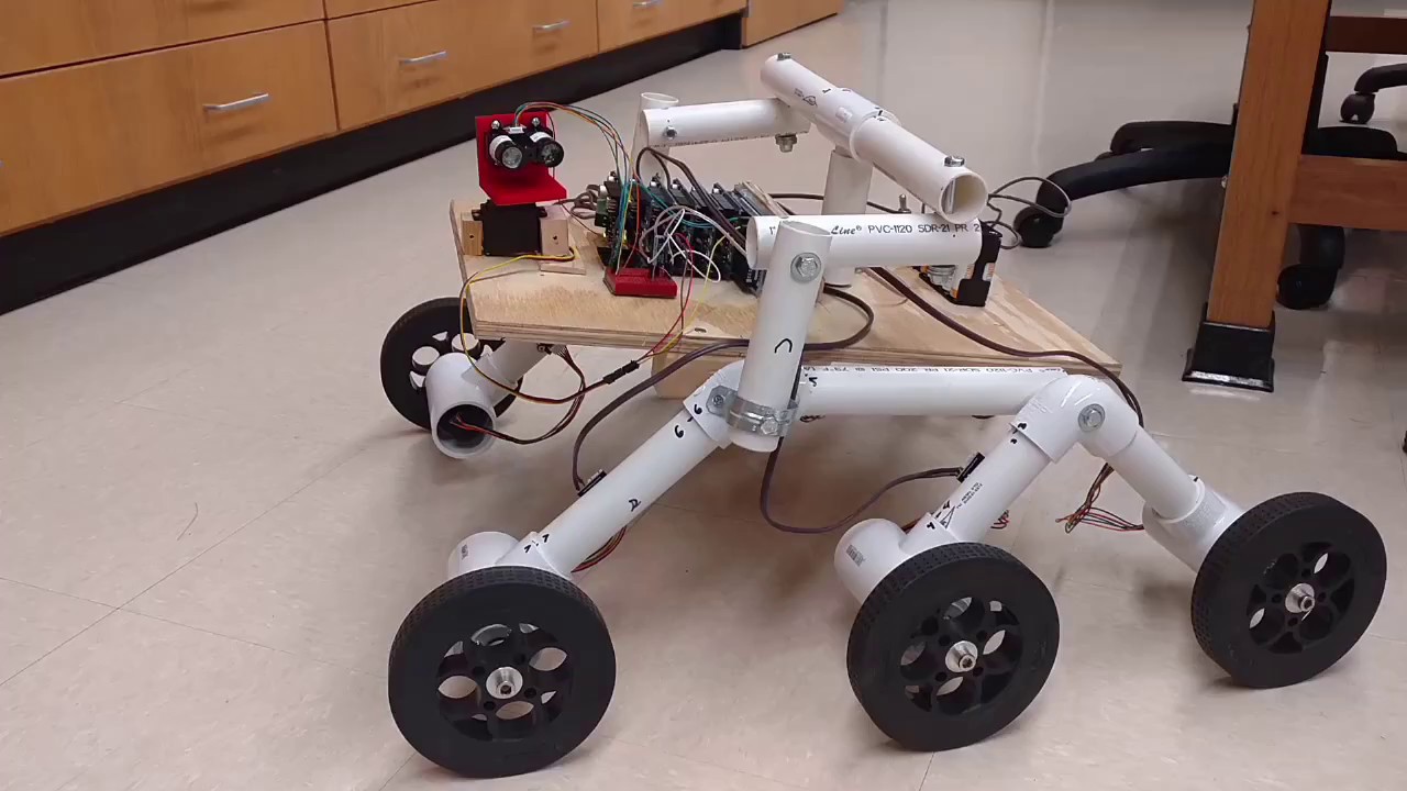 Autonomous Rover with Adaptive Suspension - YouTube