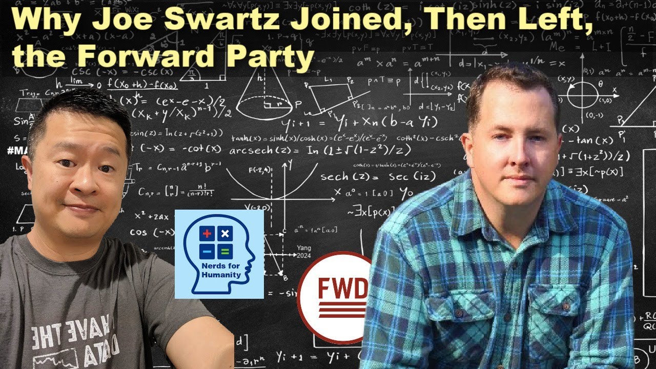 Why Joe Swartz Joined, Then Left, the Forward Party - YouTube