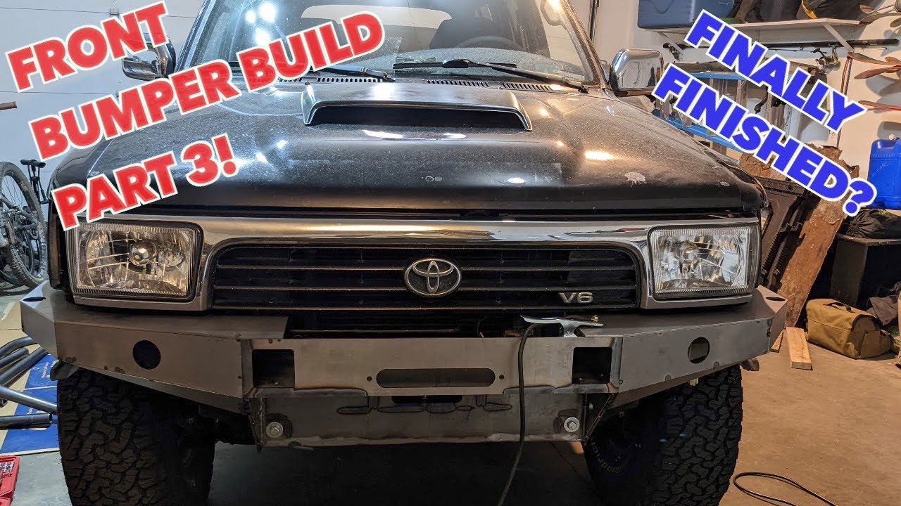 2nd Gen 4Runner - Building a front bumper part 3! - YouTube