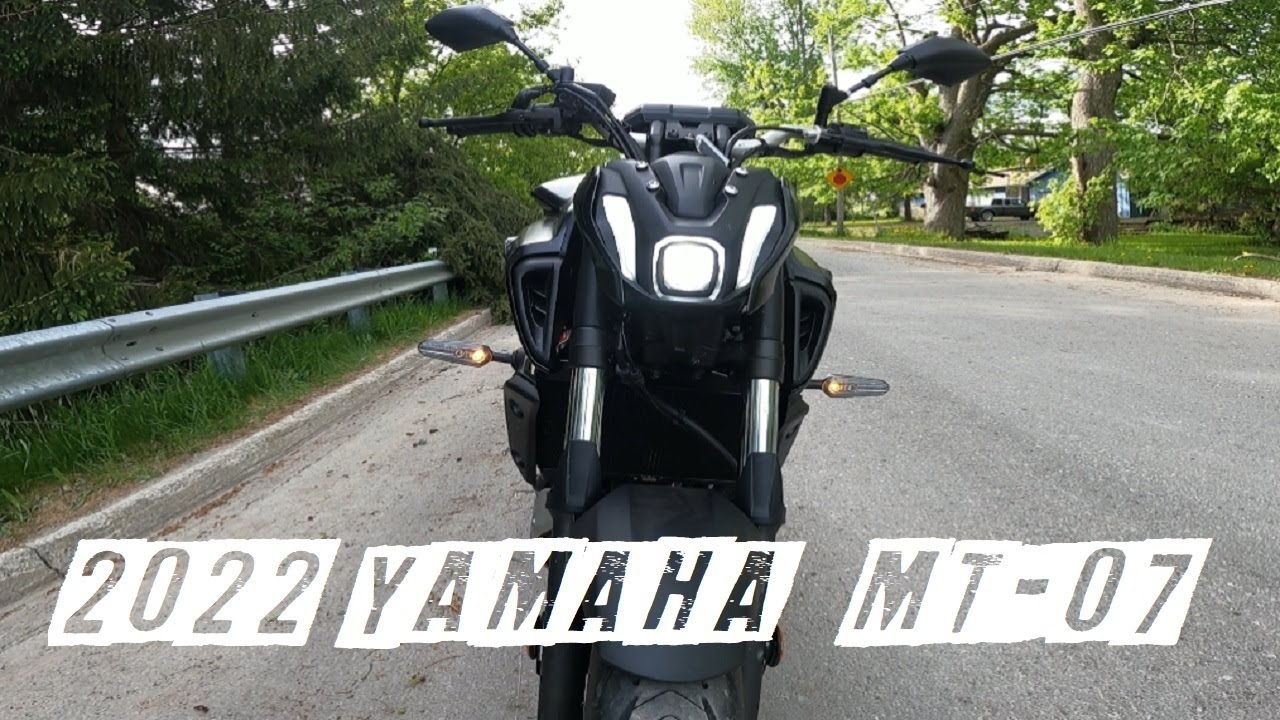 2022 Yamaha MT07 FPV POV rider seat on MT-07 Darkside of Japan - YouTube