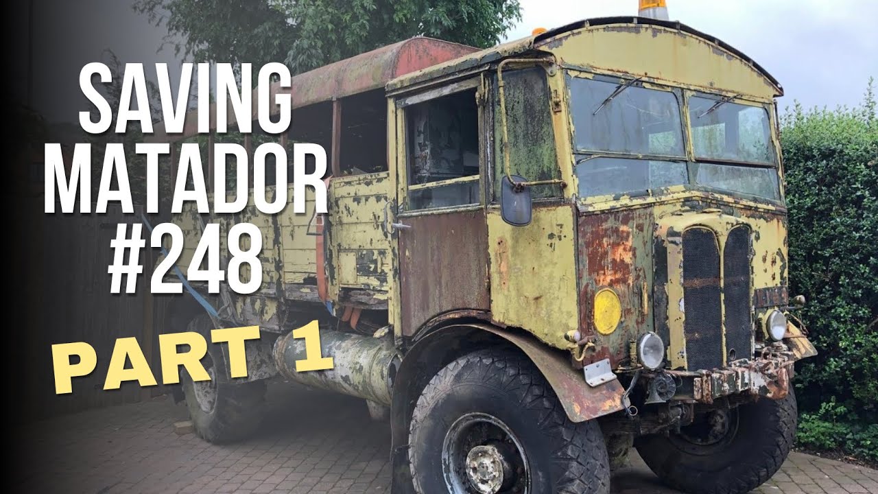 AEC Matador #248 - WW2 Vehicle Restoration , PART 1 - YouTube