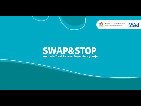 Swap & Stop - Tobacco Dependency Treatment - YouTube
