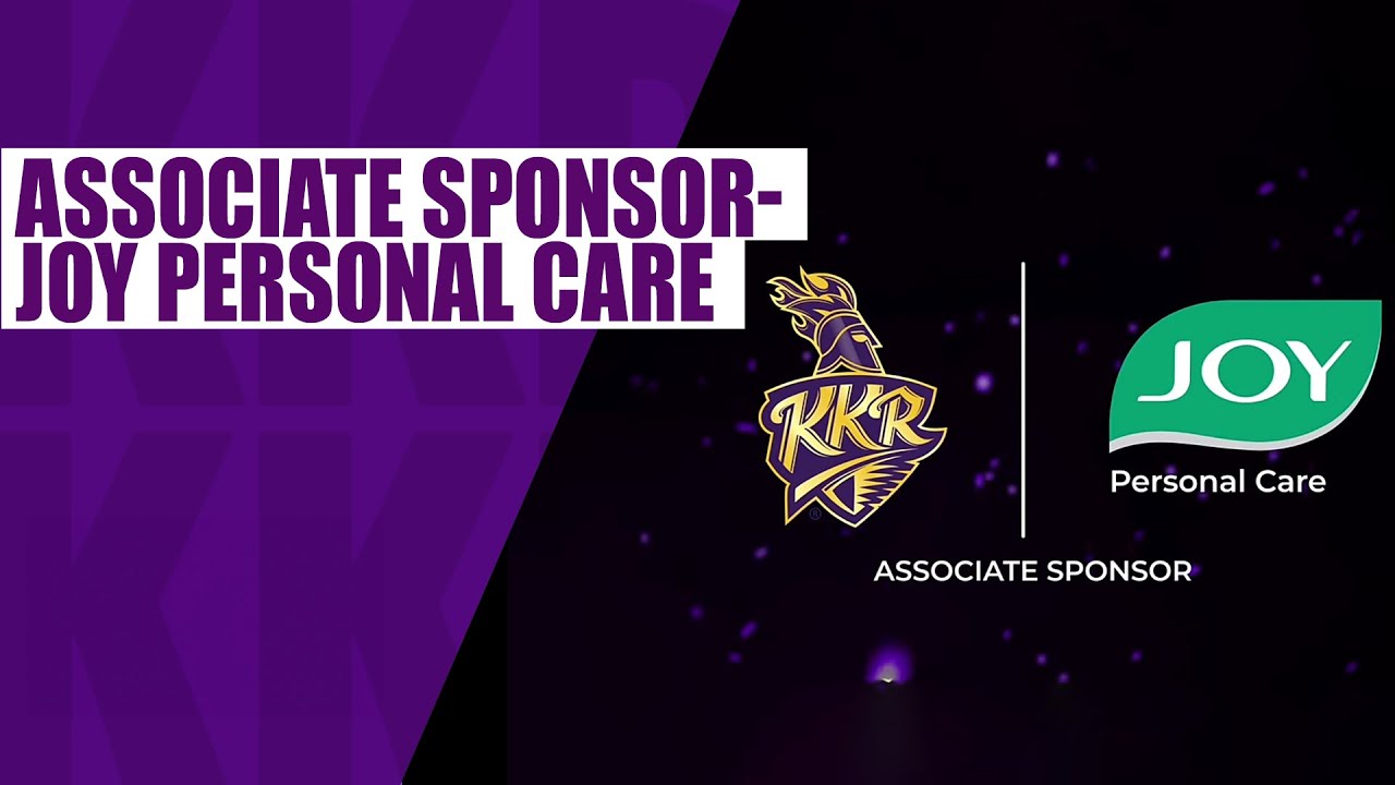 Joy Personal Care x KKR | Sponsorship Announcement | TATA IPL 2024 - YouTube