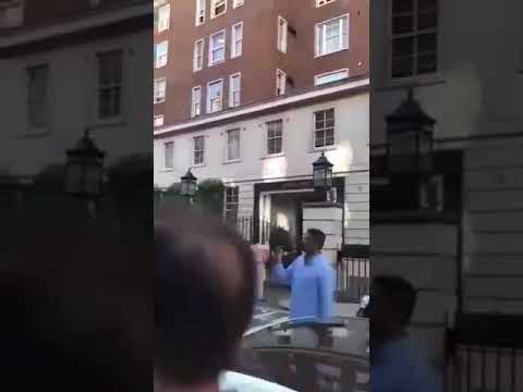 Nawaz sharif House London protest