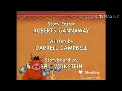 Disney's Timon and Pumbaa Credits(w/German Intros, NTSC)(NaQis&Friends/HiT)(1995-1999)