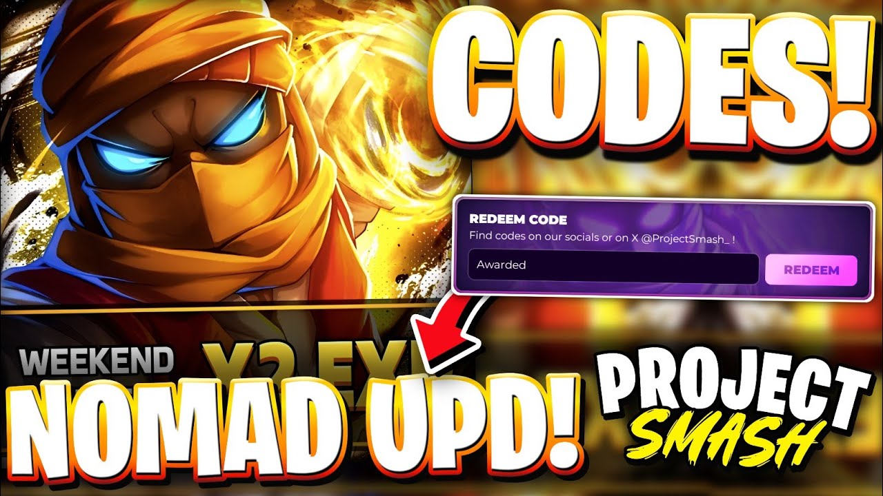 [🏜️ NOMAD] All NEW NOMAD + HALLOWEEN UPDATE CODES FOR PROJECT SMASH ...