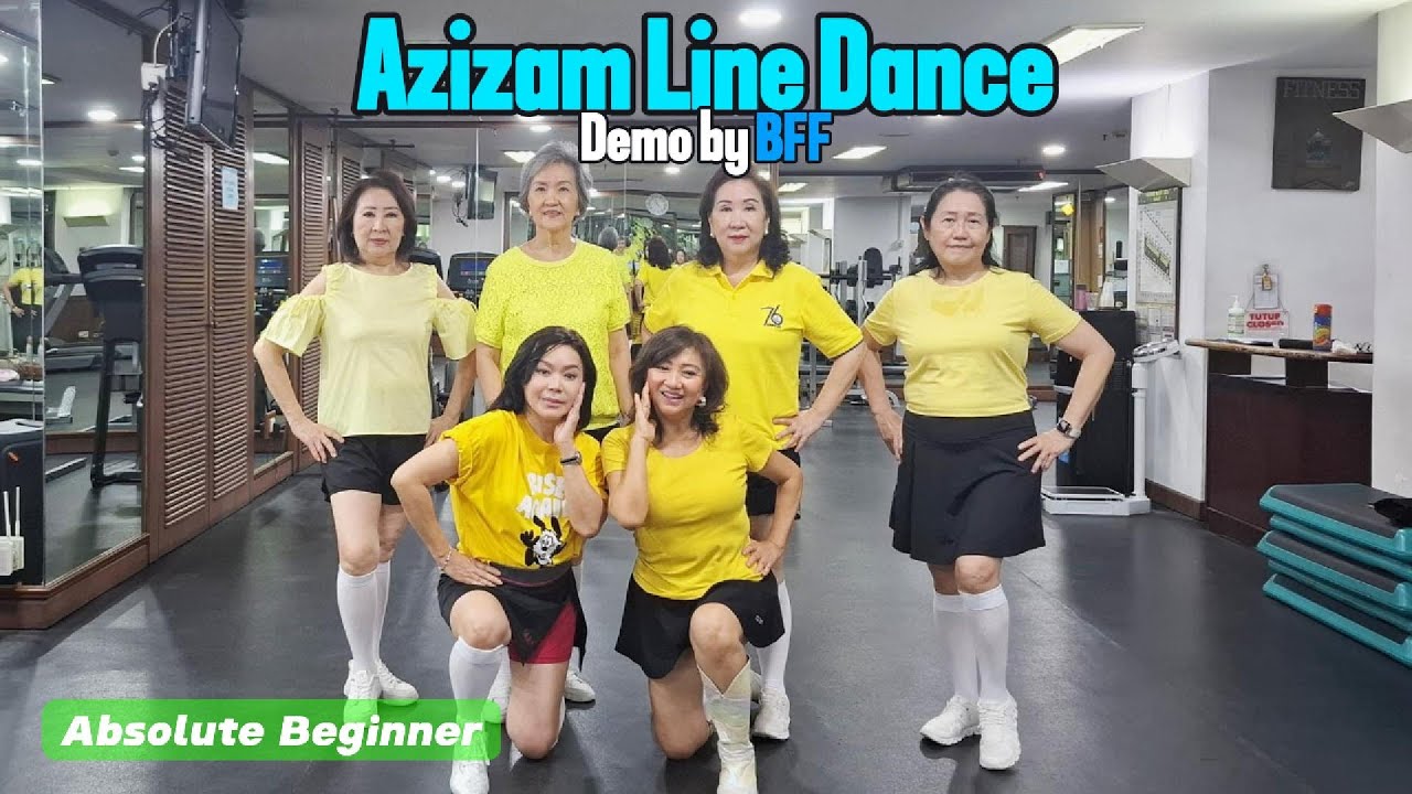 Azizam Line Dance Demo - Absolute Beginner - by BFF - YouTube