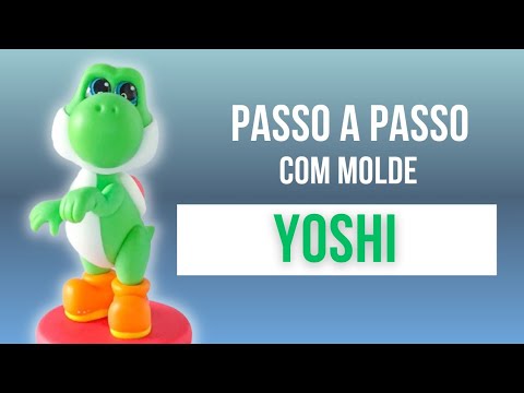 Demonstração Molde Dino yoshi - Faby Rodrigues - passo a passo ...