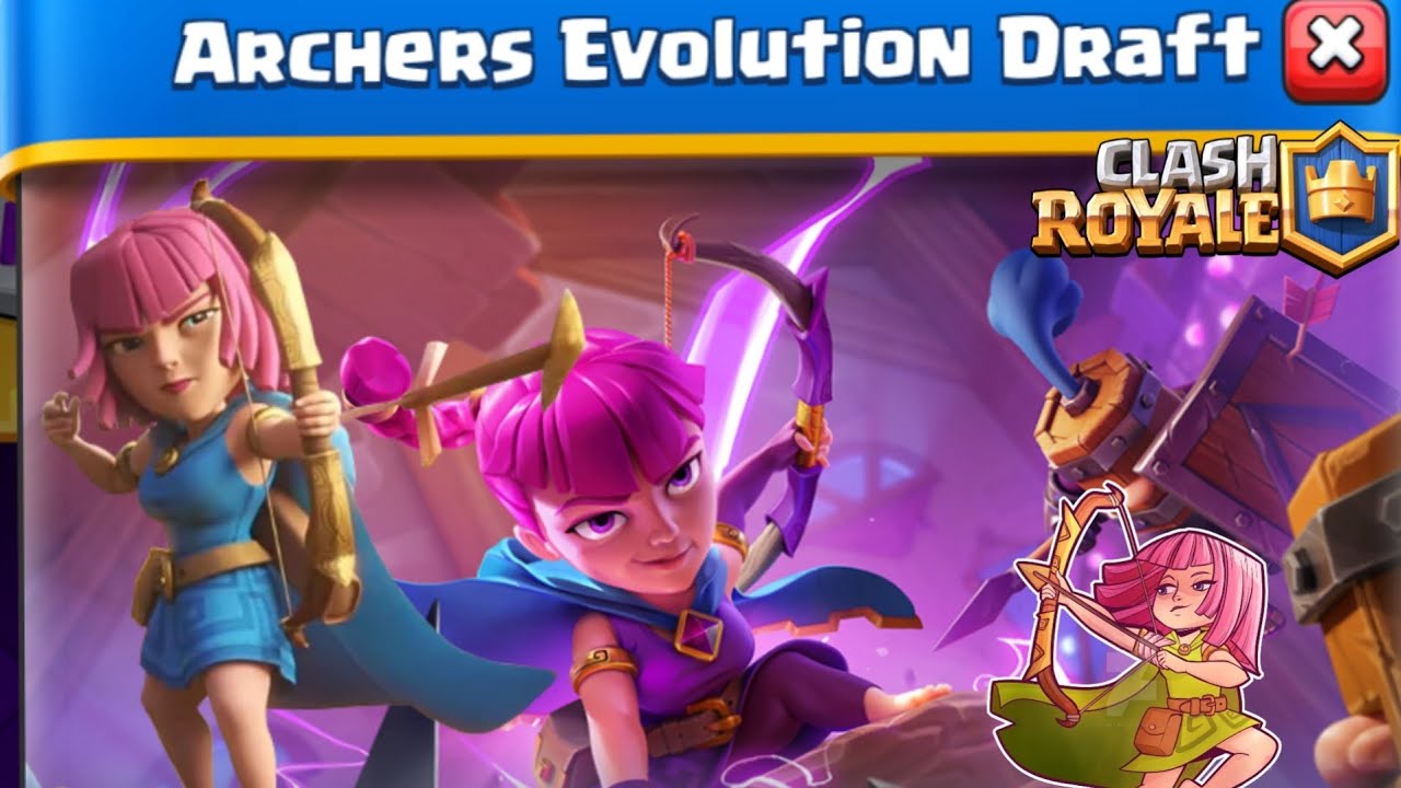 Archer 🏹 Evolution Clash Royale // New Strategy With Good Gameplay!! To ...
