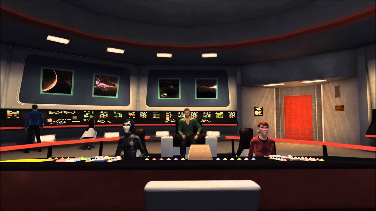 Star Trek Online - Constitution class bridge - YouTube