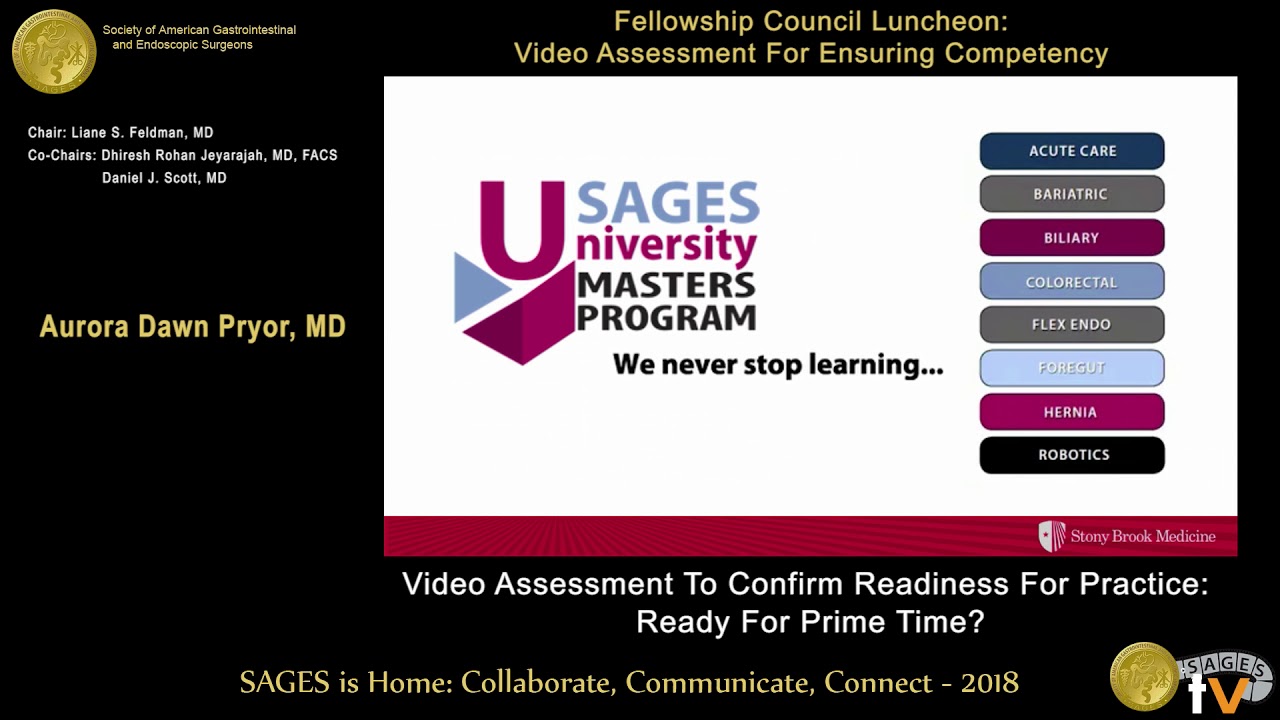 Video assessment to confirm readiness for practice: Ready for prime ...
