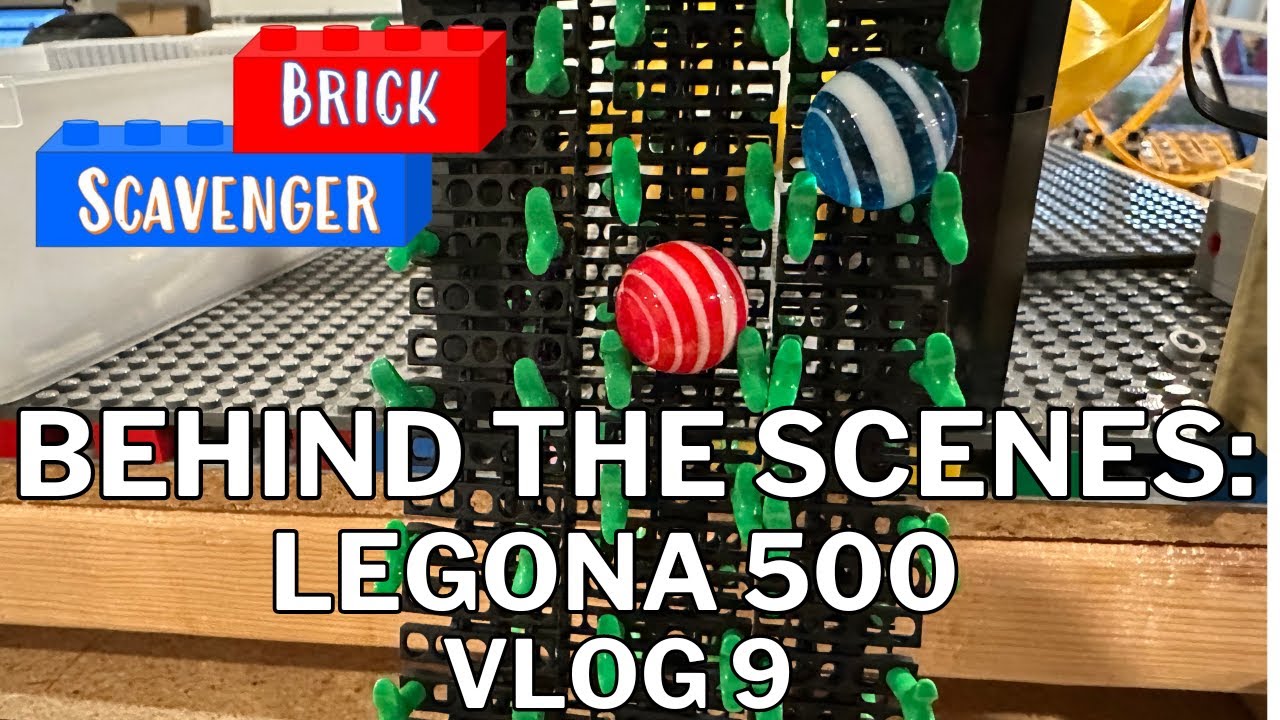 Legona 500 Marble Racing Behind the Scenes: Lego Carrot Top Elevator ...