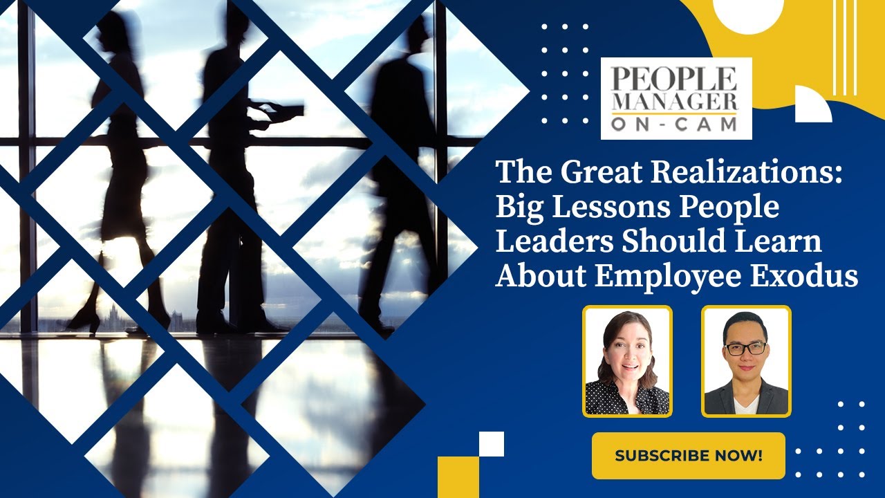 Musts: The Great Realizations: Big Lessons People Leaders Should Learn ...