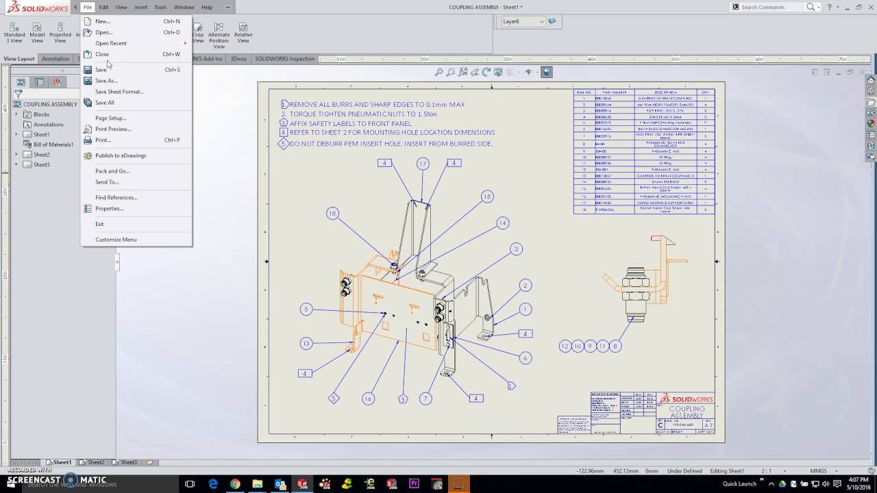 DWG Layers in SW 2016 DASI YouTube - YouTube