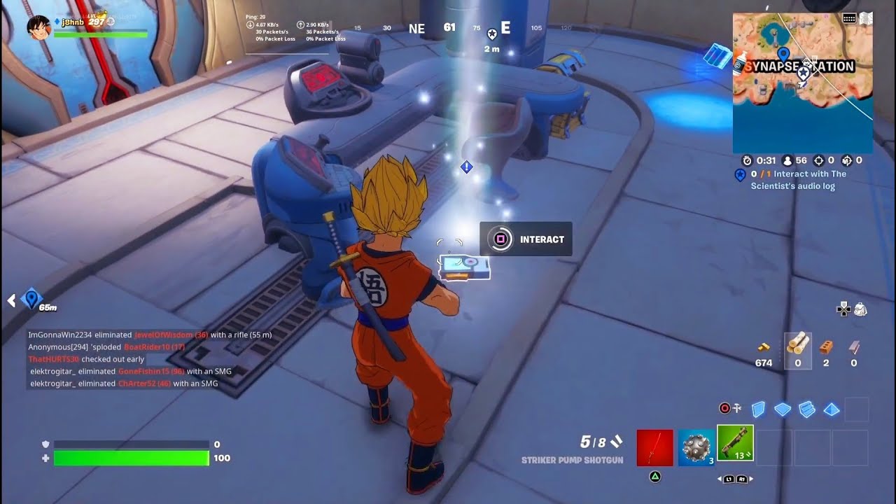Fortnite - Interact With The Scientists Audio Log (Vibin Challenges ...