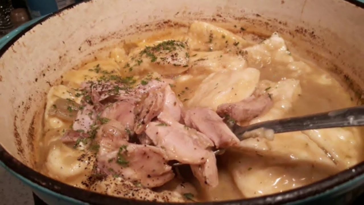Turkey Stew And Dumplings - YouTube
