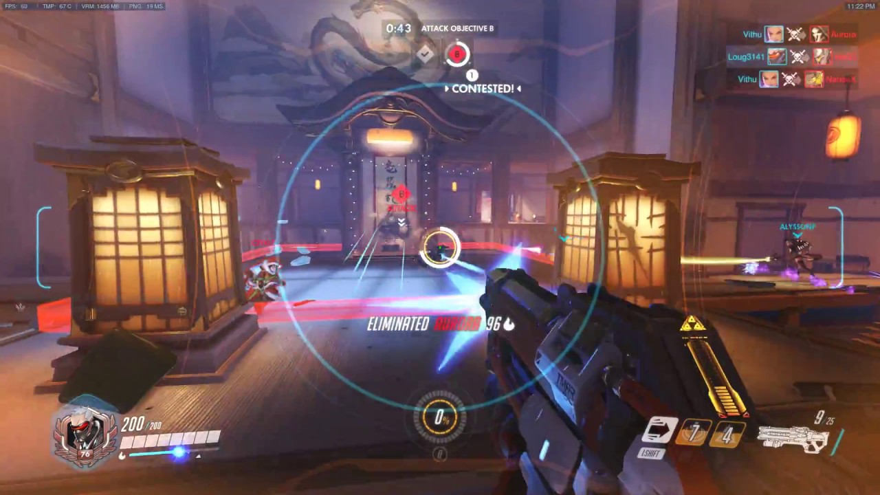 Overwatch - Soldier 76 rampage - YouTube